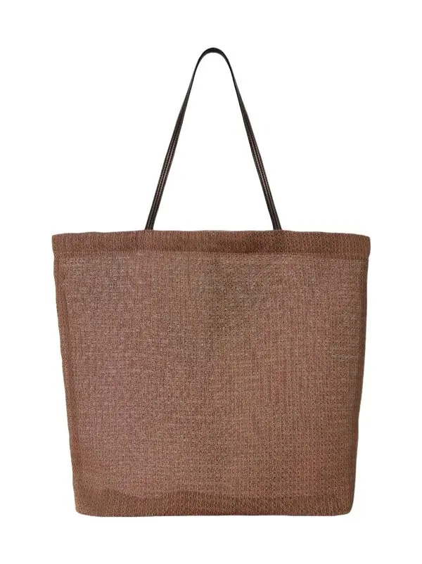 THE ROW Barn Mesh Tote Bag - Acero