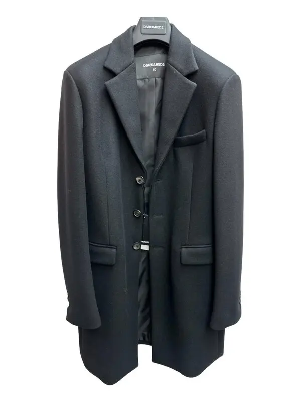 Dsquared2 Single-breasted Long-sleeved Blazer - Black