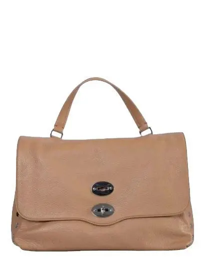 ZANELLATO Postina Twist-lock Medium Tote Bag - Brown