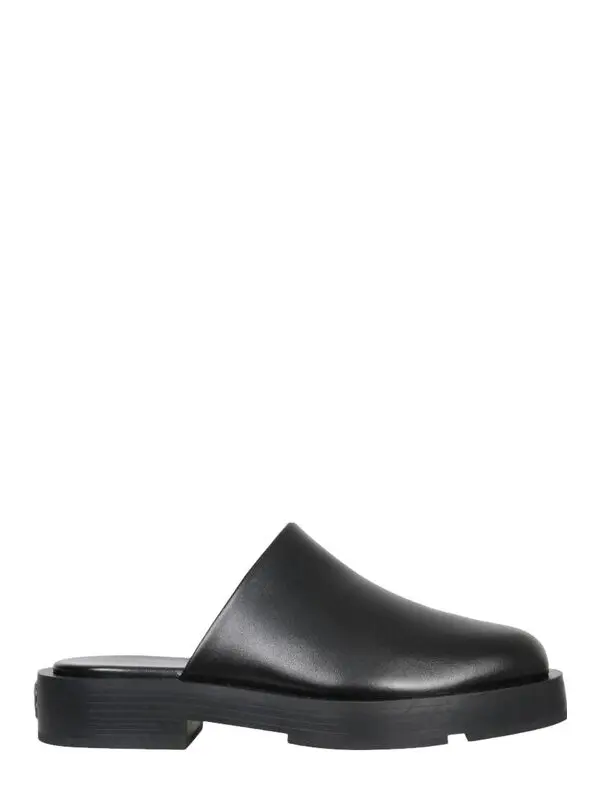 Givenchy 4g Plaque Square-toe Mules - Black