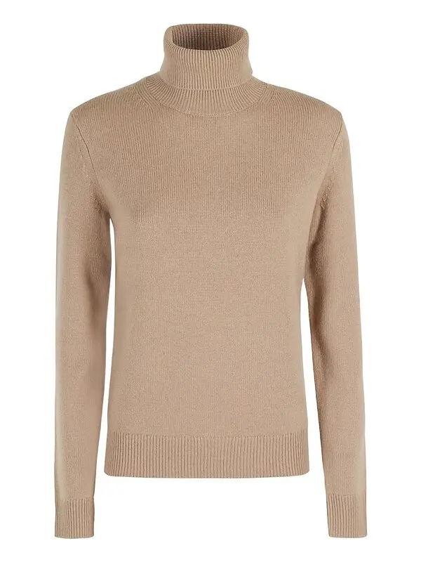 Theory Roll-neck Sweater - Camel