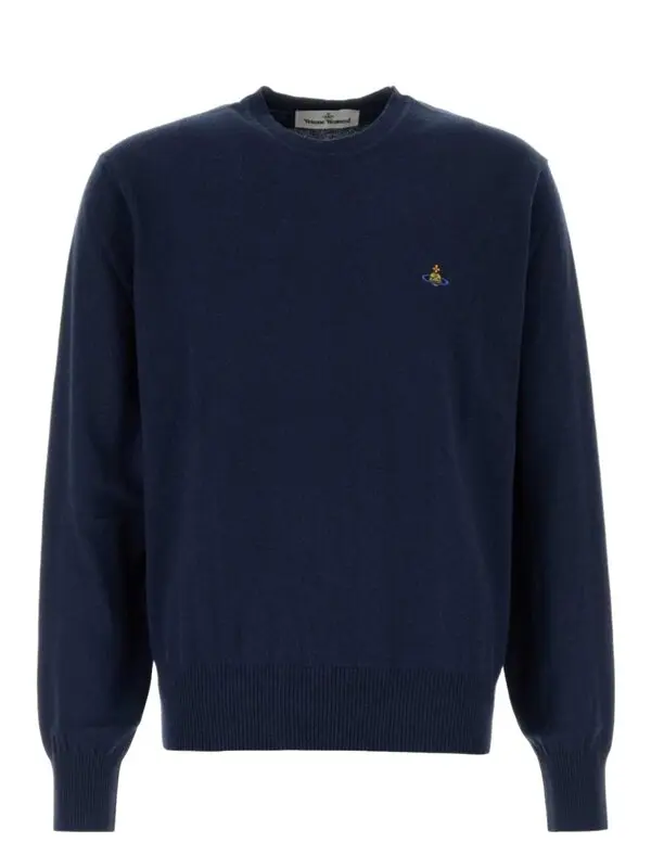 VIVIENNE WESTWOOD Alex Orb-embellished Cotton-cashmere Sweater - Black