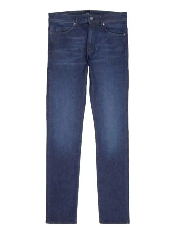 Hugo Boss Button Front Jeans - Blue