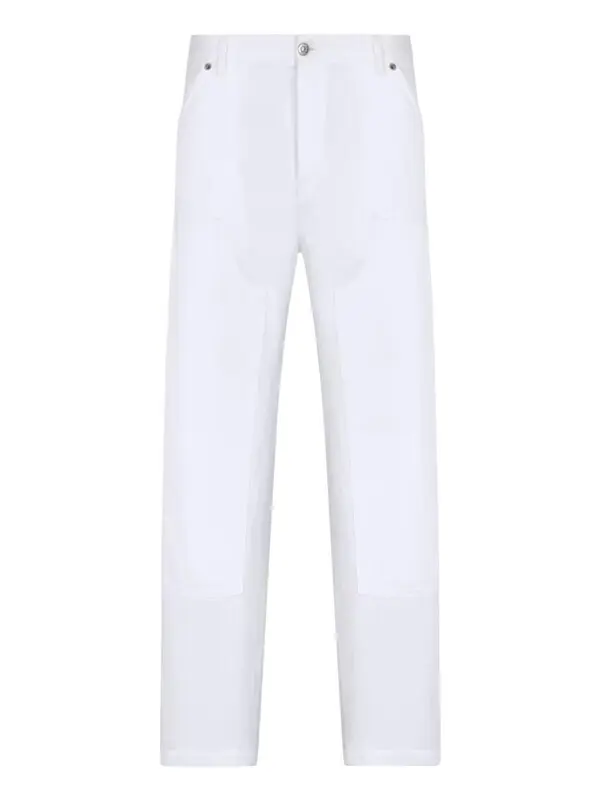 Dior Carpenter Style Straight-leg Jeans - White