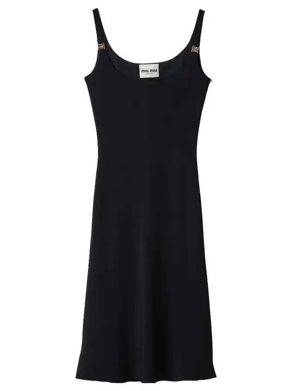 Miu Miu Cady Dress - Black