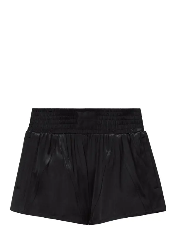 Alexander Wang Wide Elasticated Mini Shorts - Black