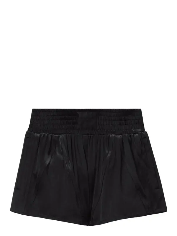 Alexander Wang Wide Elasticated Mini Shorts - Black