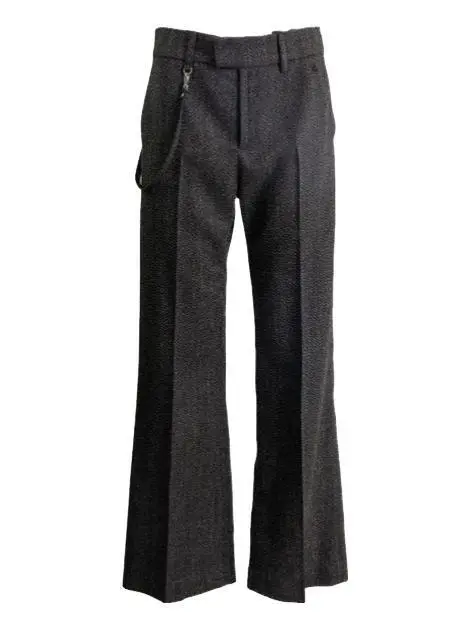 COURREGES Courrèges Embellished Wide-leg Trousers - Black