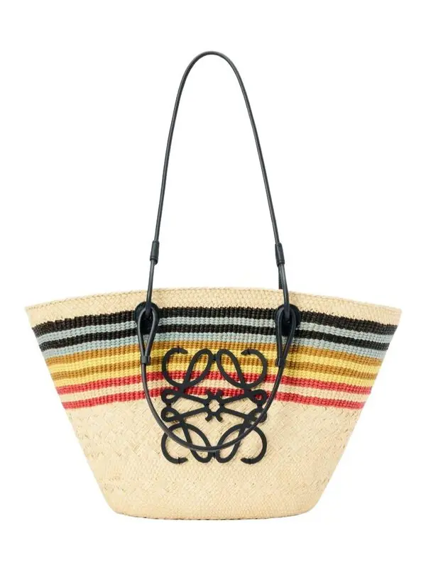 Loewe Medium Anagram Basket Bag - Natural/multicolor