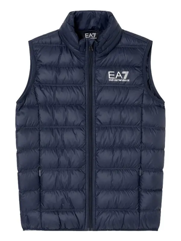 EA7 Hooded Padded Gilet - Navy Blue