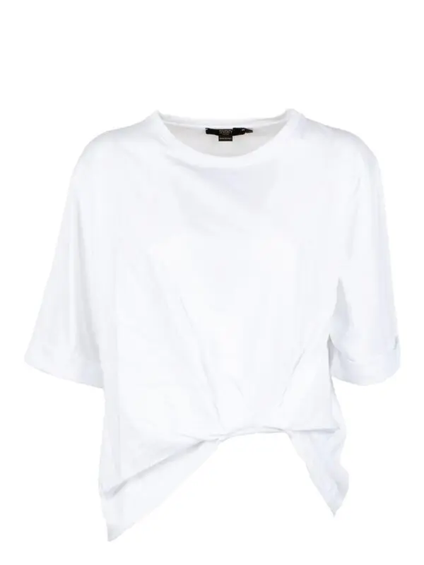 Seventy Short-sleeve Knotted T-shirt - White