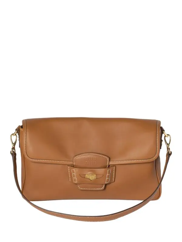 Miu Miu Leather Bag - Brown