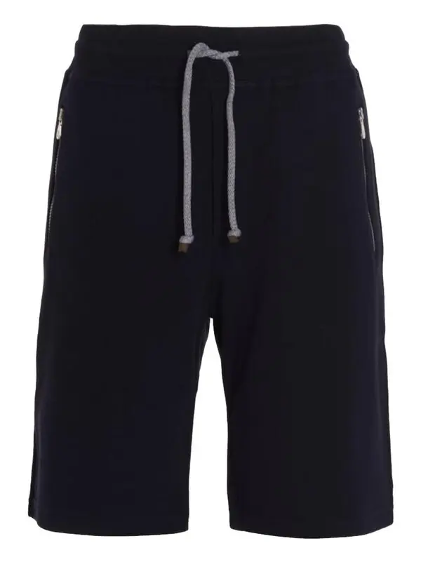 Brunello Cucinelli Drawstring Bermuda Shorts - Black