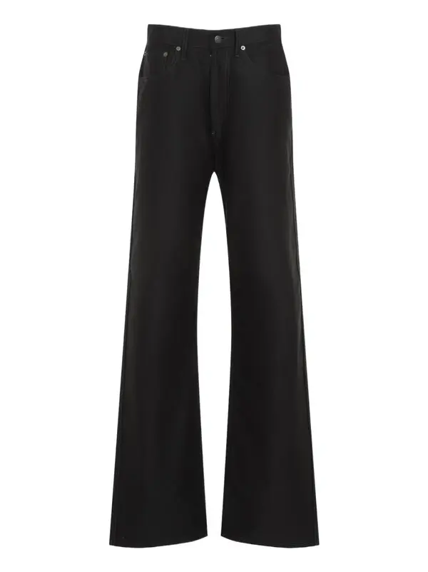 MAISON MARGIELA Straight Leg Mid-rise Jeans - Black