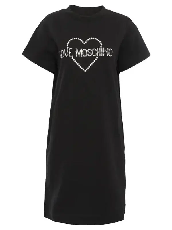 Moschino Printed Dress - Black