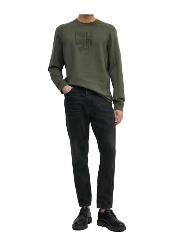 PAUL  SHARK Paul & Shark Long Sleeve Sweater - Black