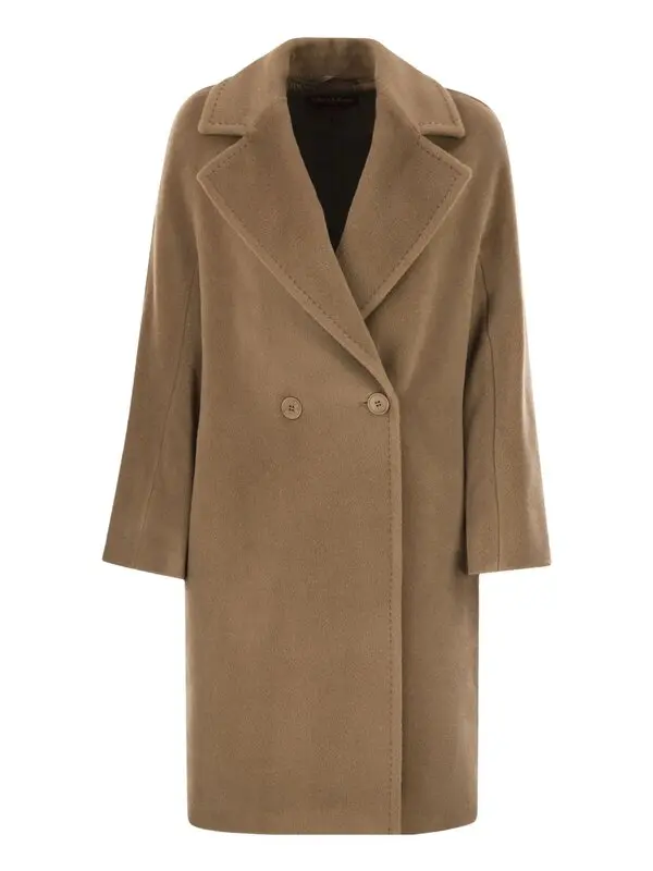 Max Mara Tokio Double Breasted Coat - Brown
