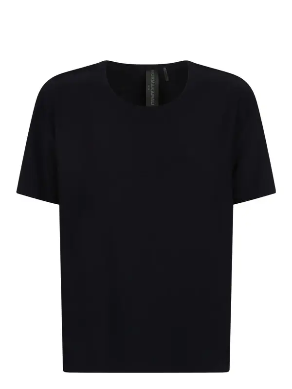 Norma Kamali Crew Neck T-shirt - Black