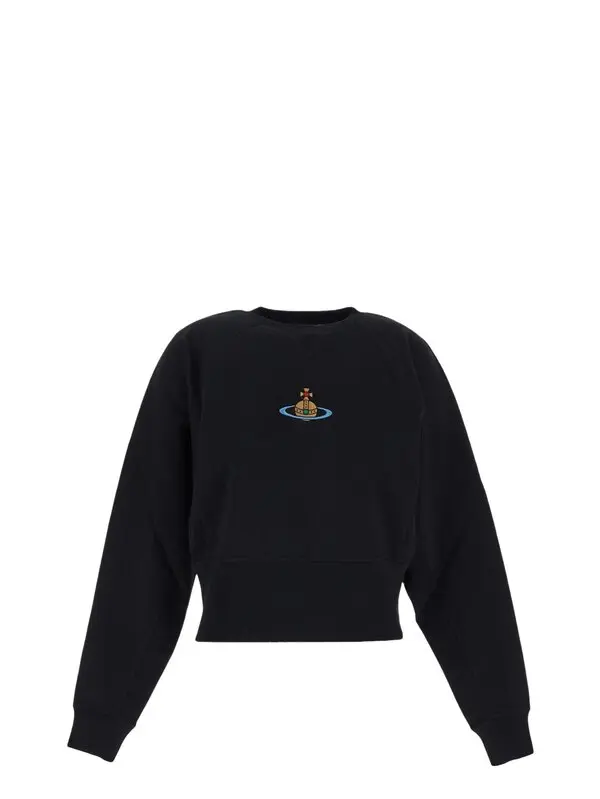 VIVIENNE WESTWOOD Orb Embroidered Crewneck Sweatshirt - No