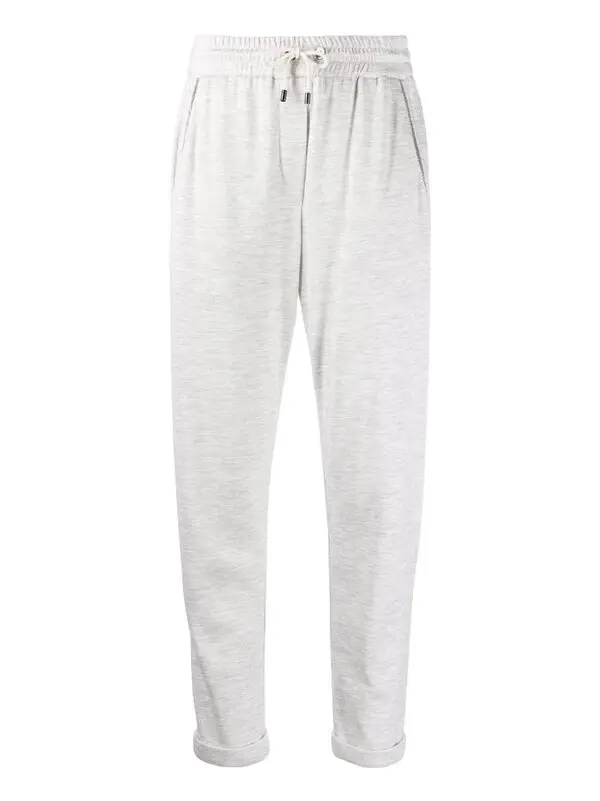 Brunello Cucinelli Track Pants - White