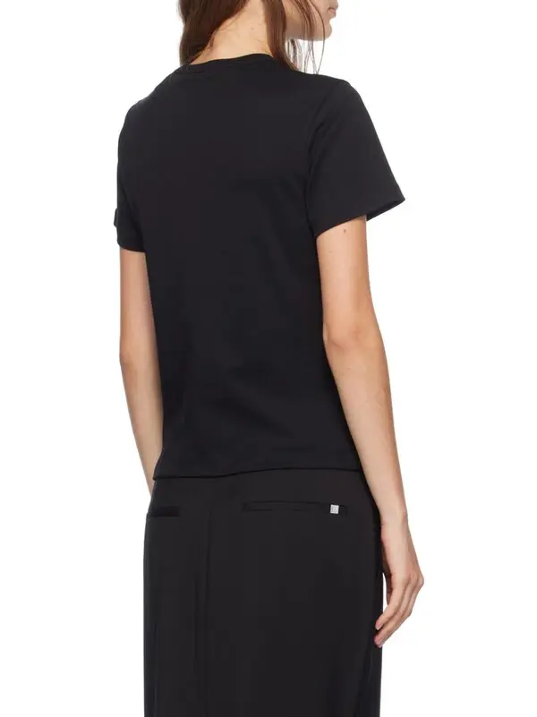 Helmut Lang Logo Detail Crewneck T-shirt - Black