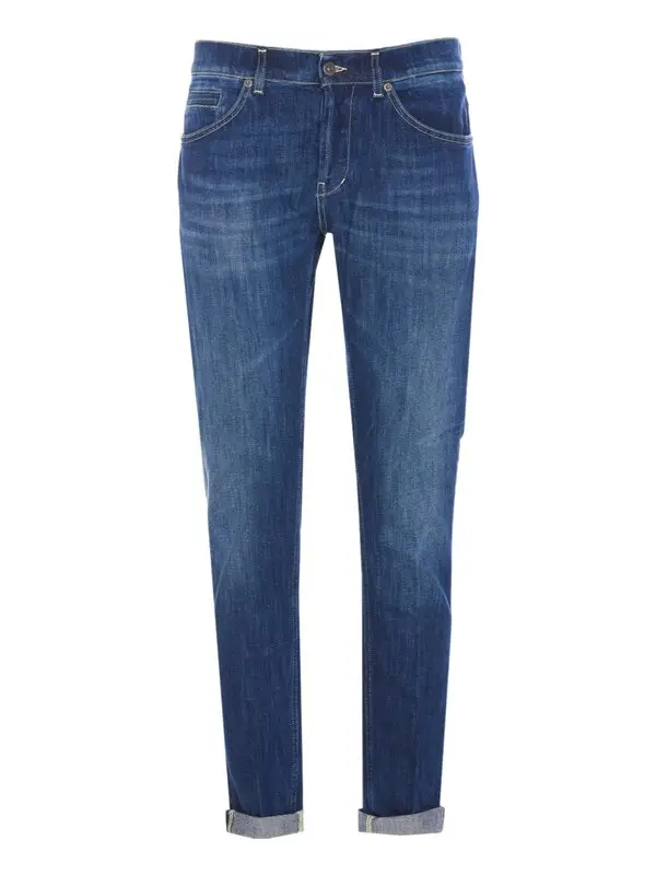 DONDUP Classic Fit Denim Jeans - Blue