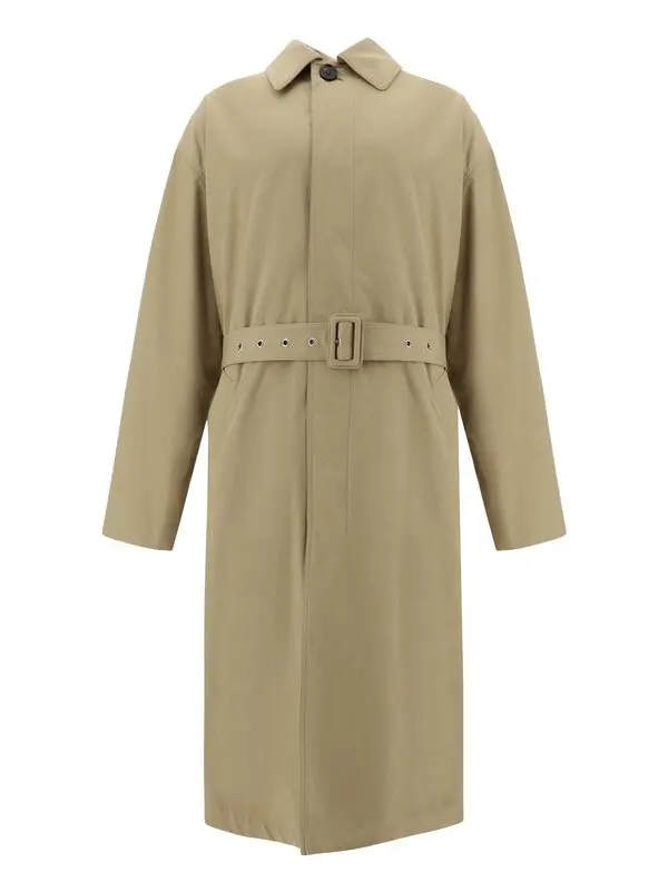 Bottega Veneta Trench Coat - Desert Grayish Brown