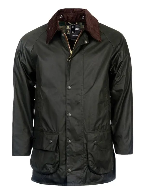 Barbour Beaufort Waxed Cotton Jacket - Black