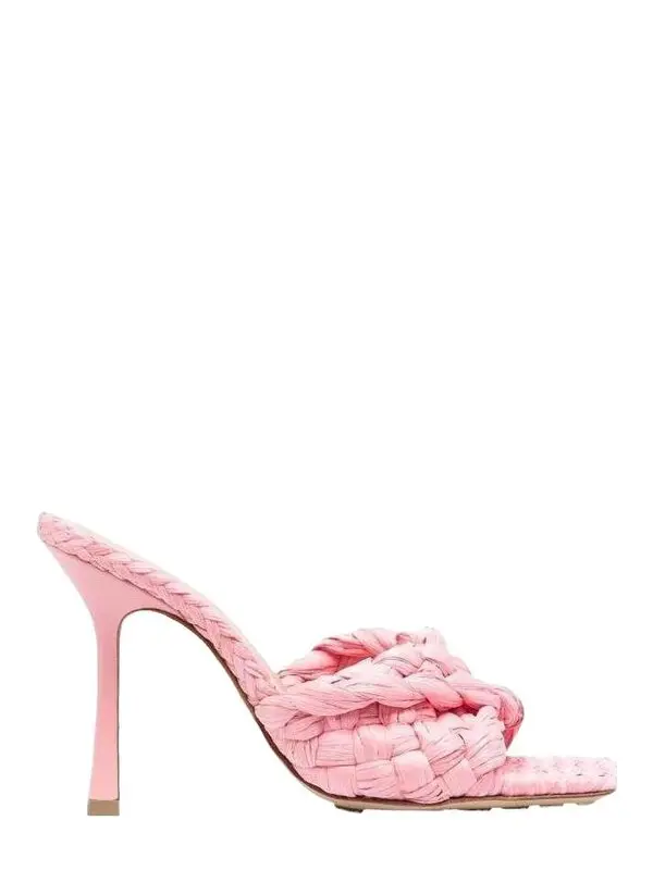 Bottega Veneta Stretch Heel Sandals - Pink