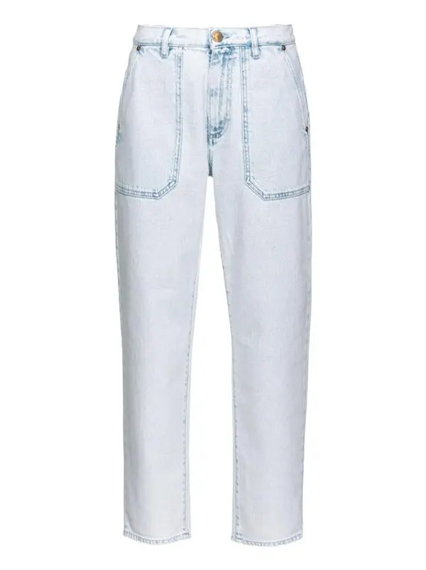 Pinko Straight Leg Jeans - White
