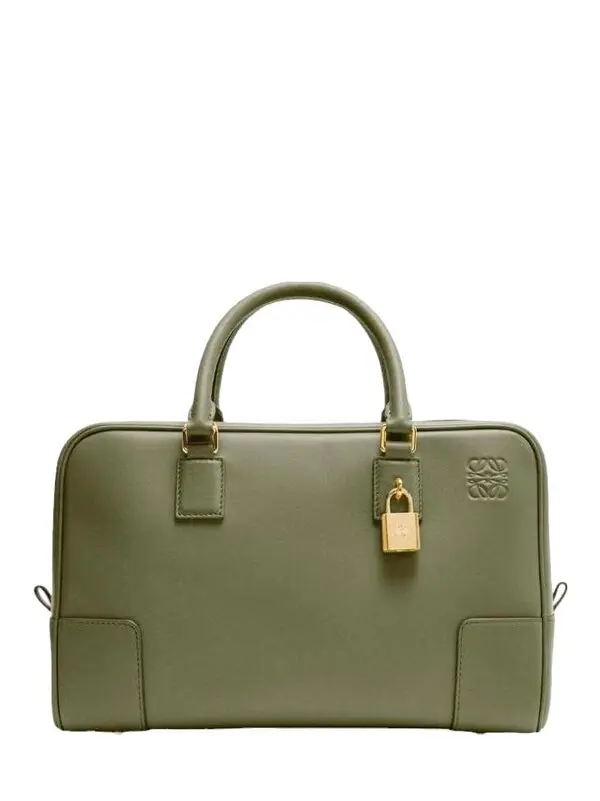 Loewe Amazona 28 Bag In Nappa Calfskin - Green