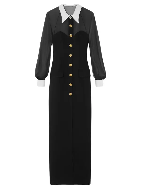 Versace Maxi Dress - Black