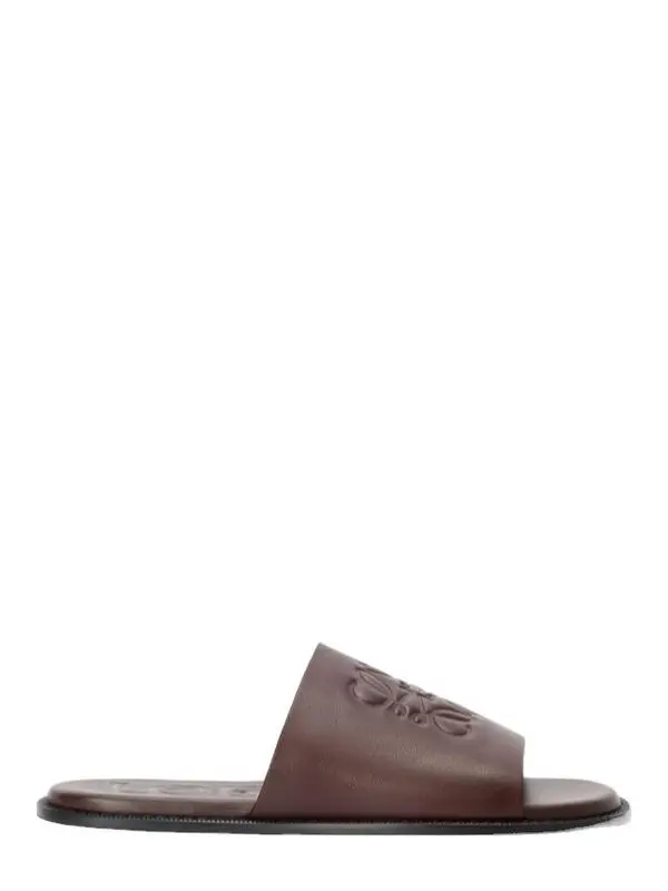 Loewe Flex Anagram Slide In Soft Calfskin - Niu Xuexue