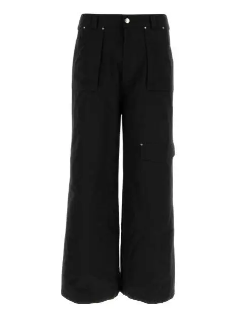 Alexander McQueen Cotton Pocket Trousers - Black