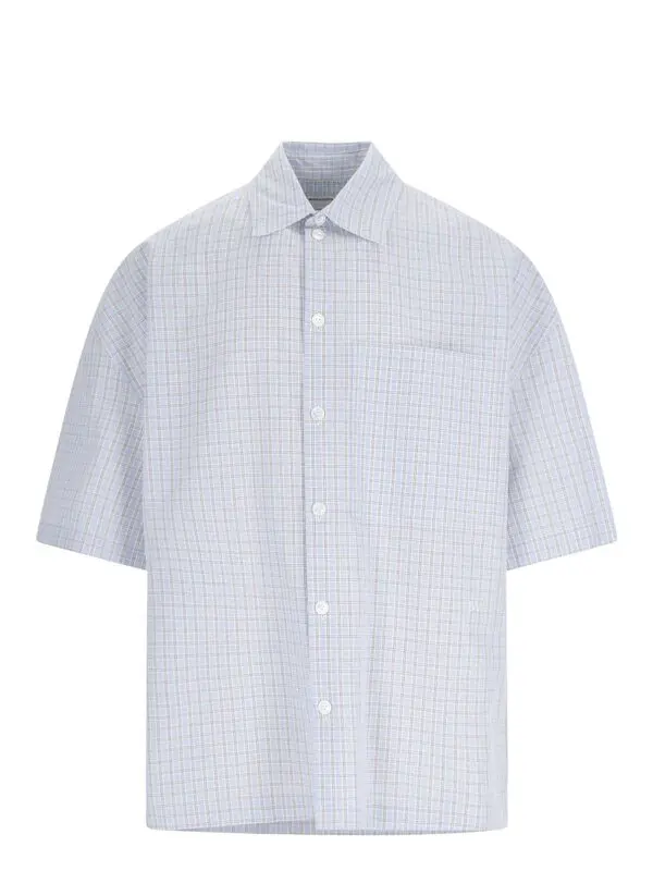 Bottega Veneta Bv Embroidered Check Overshirt - No