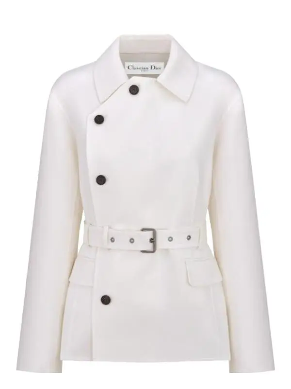Dior Belted Jacket - White