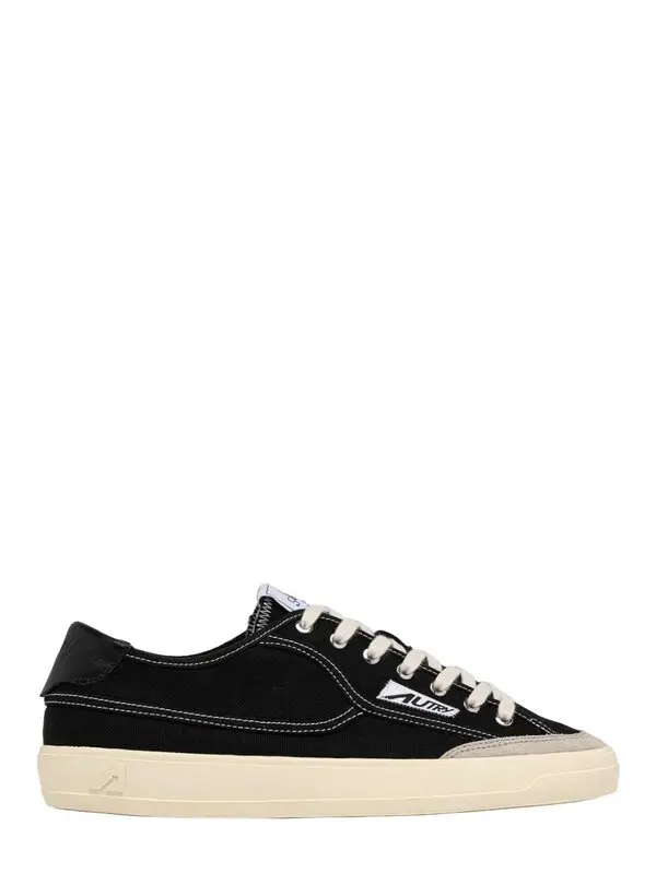 AUTRY Canvas Low Top Sneakers - Black