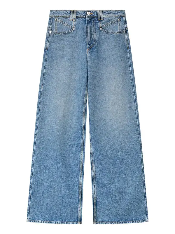 Isabel Marant Étoile Lemony Wide-leg Jeans - Blue