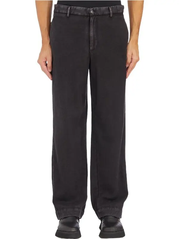 Barena Venezia Straight Leg Trousers - Black