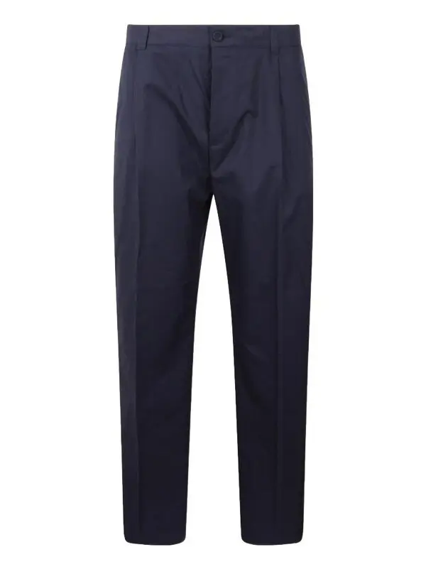 Dior High Waist Straight Leg Pants - Dark Blue
