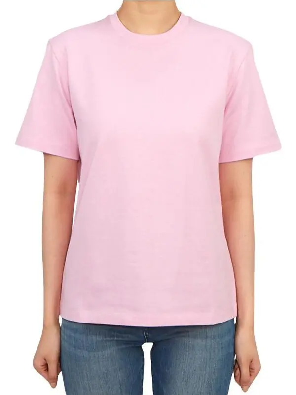 FERRAGAMO Round Neck Short Sleeve T-shirt - Pink