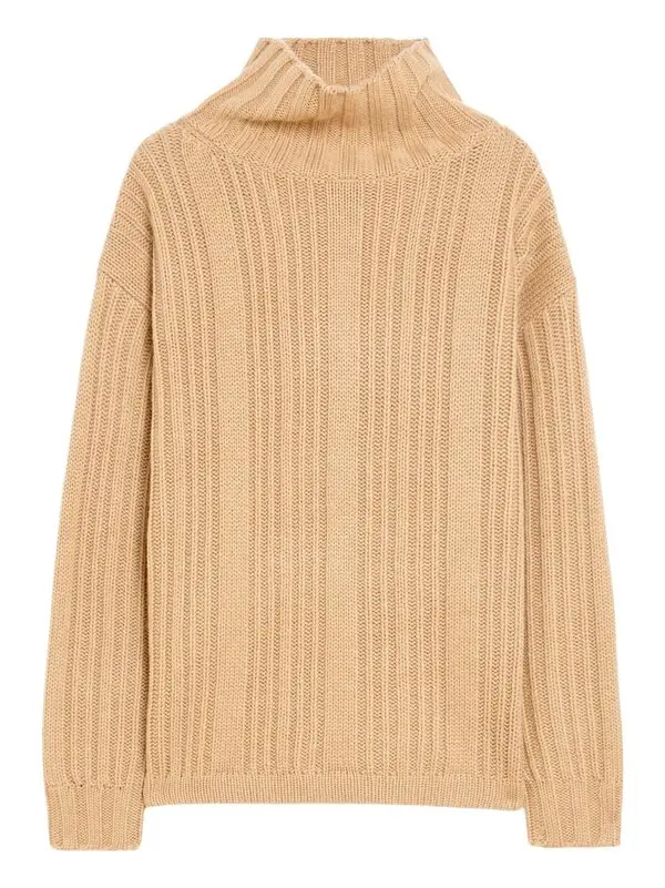 Max Mara Vitalba Turtleneck Jumper - Camel