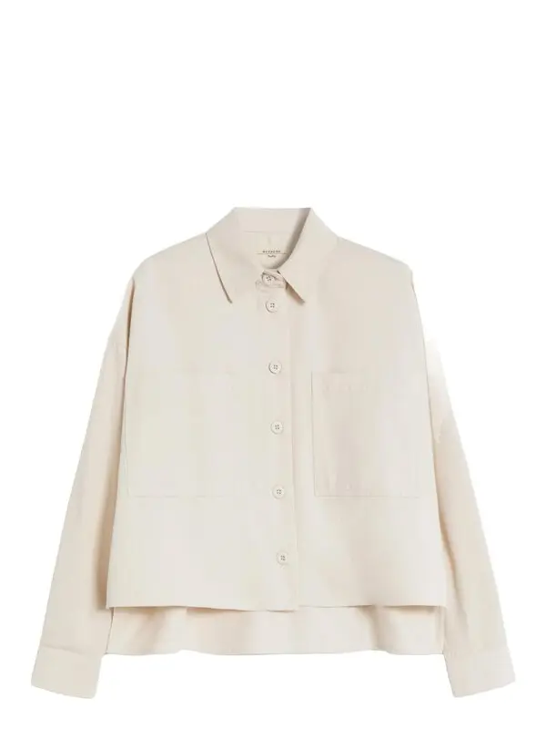 Max Mara Patch-pocket Button Shirt - Sand-colored