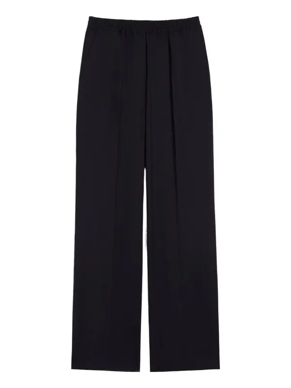 Max Mara Mallo Wool Trousers - Blue