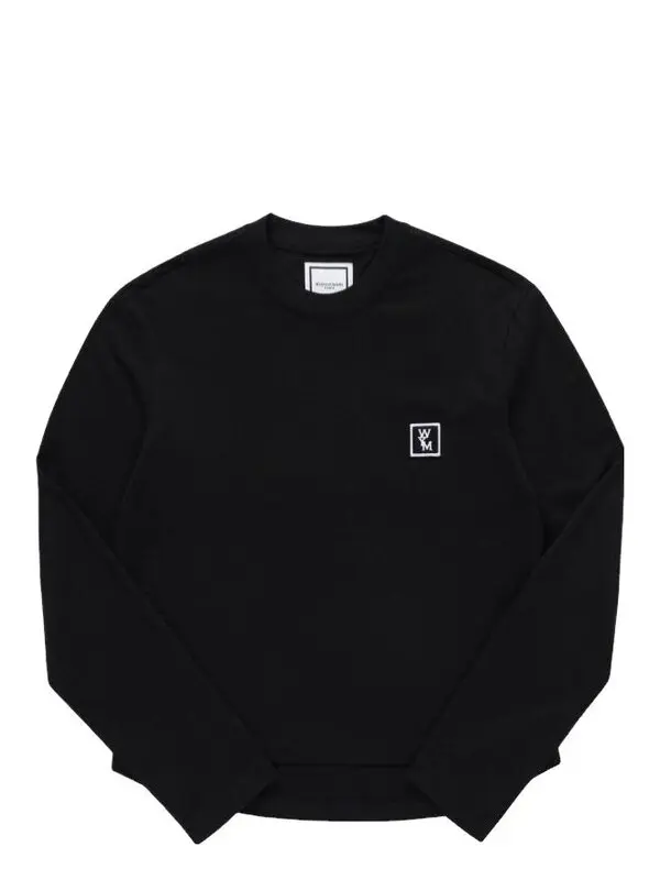 WOOYOUNGMI Long Sleeve T-shirt With Graphic Detail - Black
