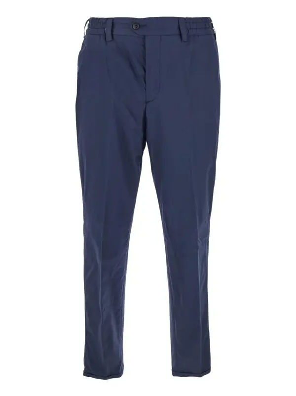 PT TORINO Tailored Elastic Waist Trousers - Blue