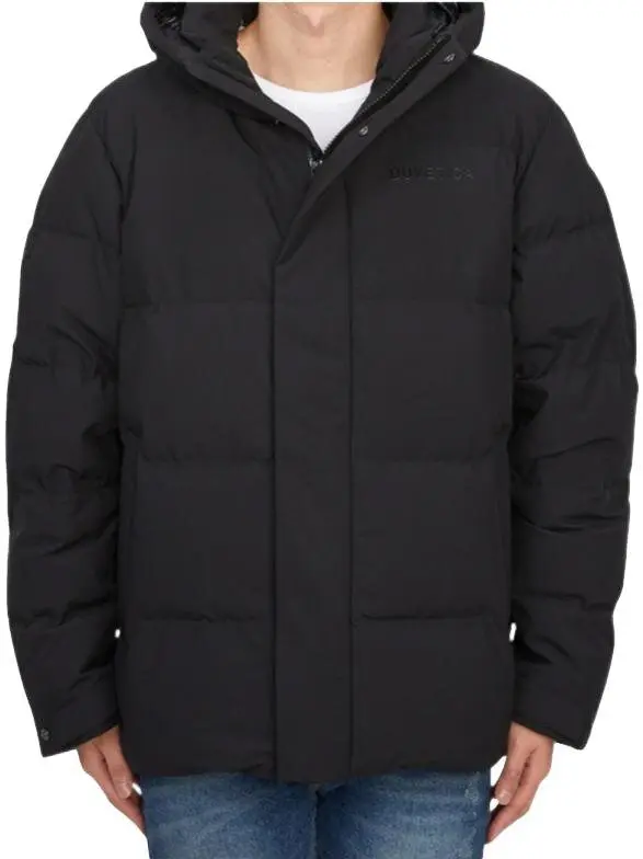 Duvetica Padded Hooded Winter Jacket - Black