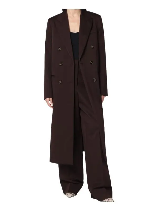 Stella McCartney Double-breasted Coat - Black