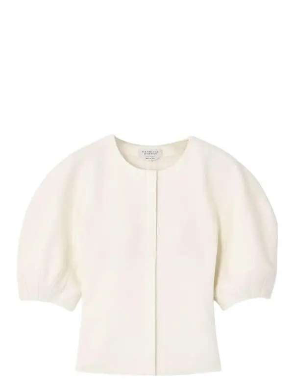 Gabriela Hearst Waverly Crew Neck Top - Ivory