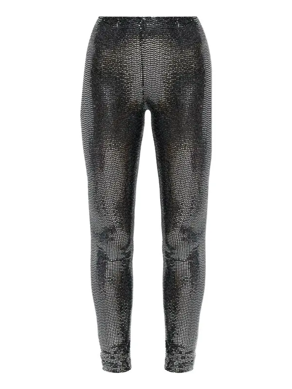 Isabel Marant Étoile Stretch Embellished Sequined Trousers - Black